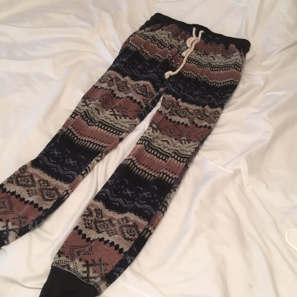 About A Girl | Pants & Jumpsuits | Thin Layer Sweats With Eccentric ...